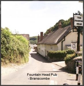 Fountain Head in Branscombe (near Seaton) : Pubs Galore