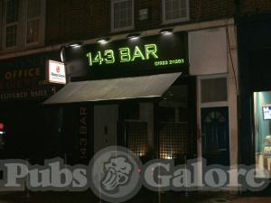 143 Bar in Watford : Pubs Galore